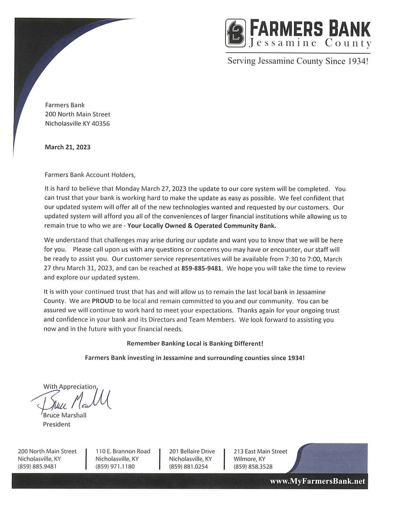 New System Login | Farmers Bank Jessamine County